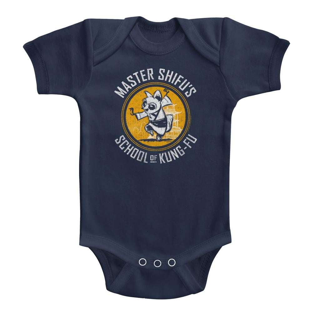 Kung Fu Panda Shifu Kung-Fu School Baby Bodysuit - Kiditude