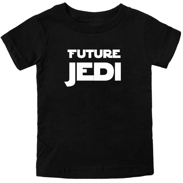 Future Jedi Black Toddler T Shirt - Kiditude