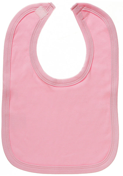 Plain Baby Bib in Pink - Kiditude